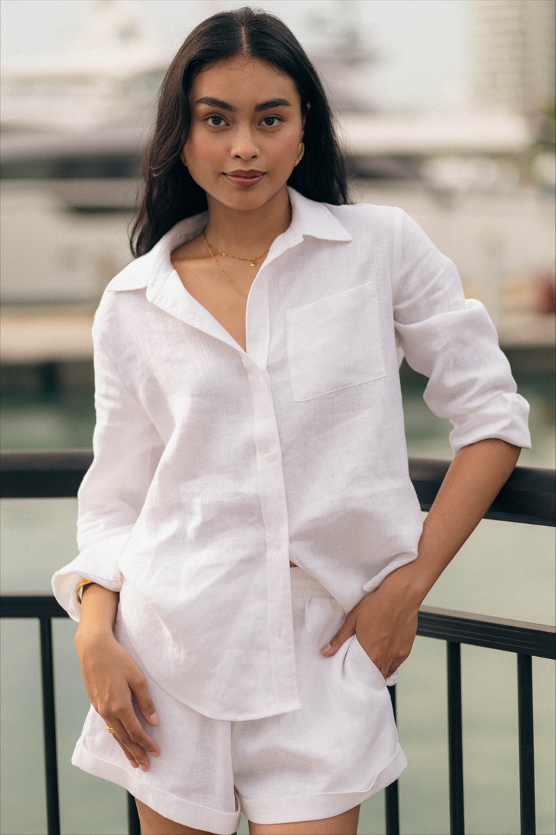 Classic Linen Shorts | Linen Clothing Online | Summery The Label